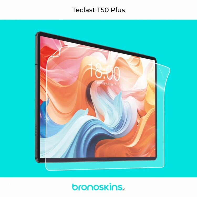 Защитная бронированная пленка на экран Teclast T50 Plus (Глянцевая)