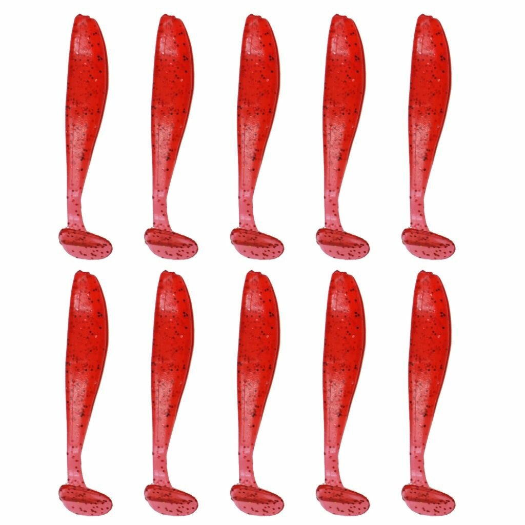 (1 упаковка из 10 штук) Мини-Т-образный хвост-темно-красный-32 мм