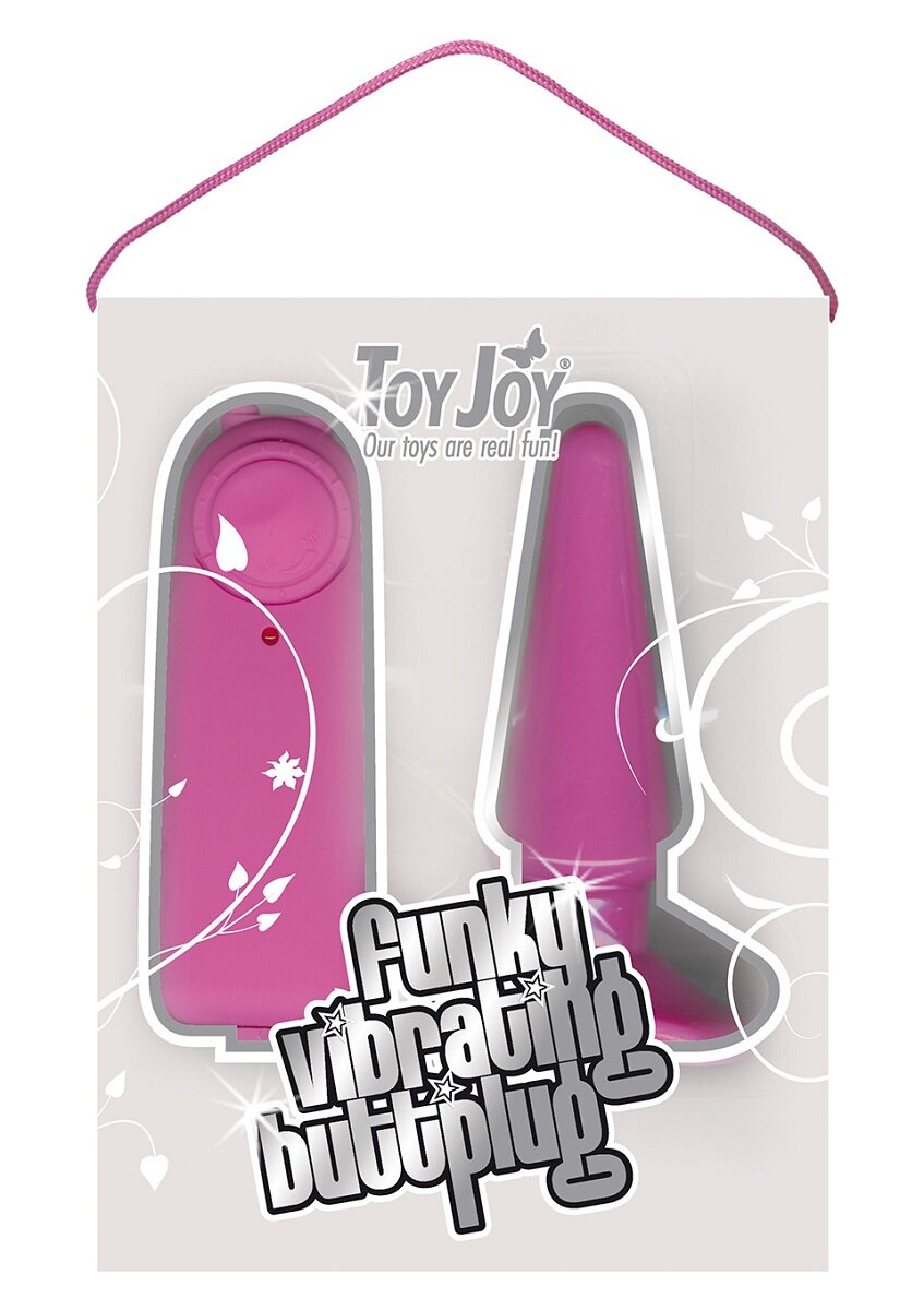 Анальная вибровтулка Toy Joy Funky Vibrating - 11 см