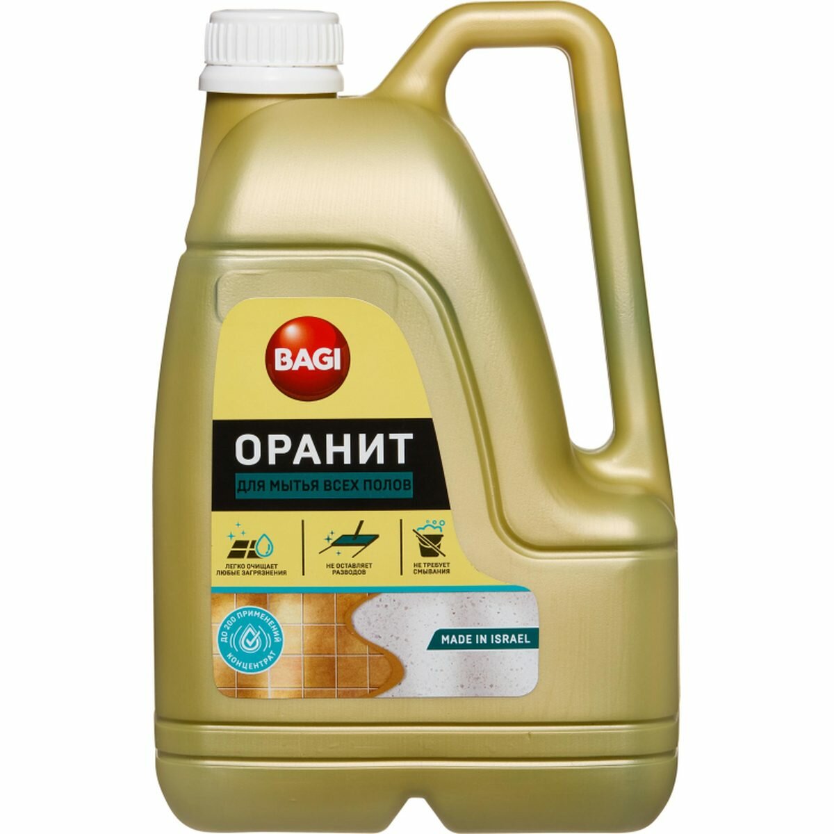 Средство для мытья полов Bagi "Оранит", концентрат 3л, 6шт.
