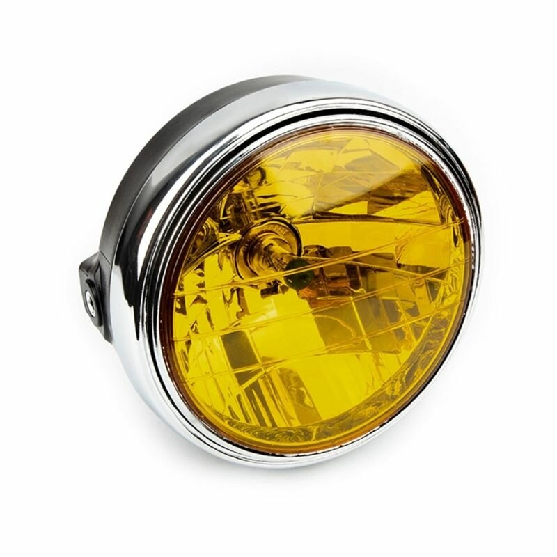 (1х) Ретро фара для мотоциклов в сборе