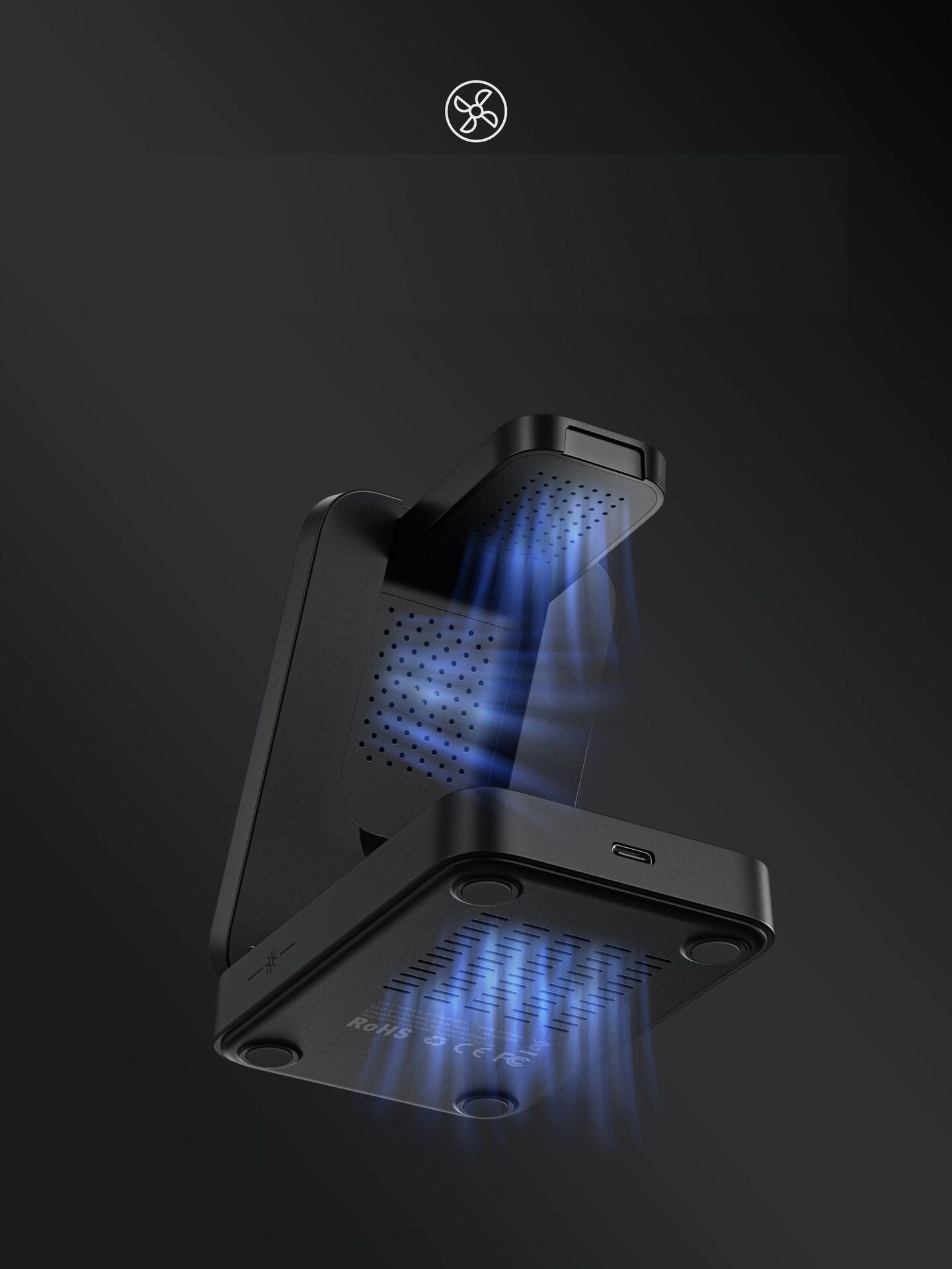 Беспроводная зарядка для iphone android, зарядная станция 3 в 1 для Айфон, AirPods, Apple Watch, док станция для iphone magsafe