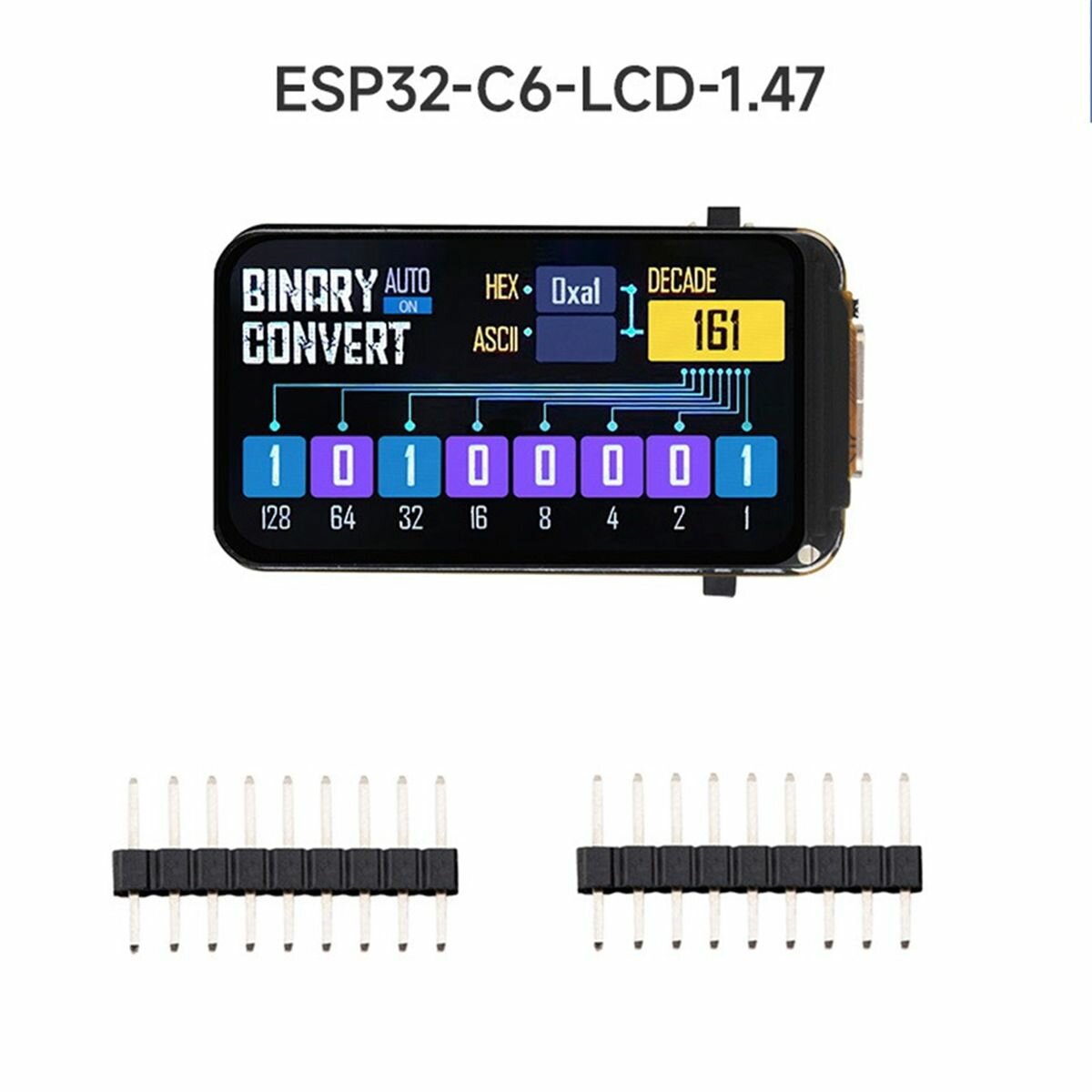 Модуль ESP32-C6 1.47 LCD — фото 1
