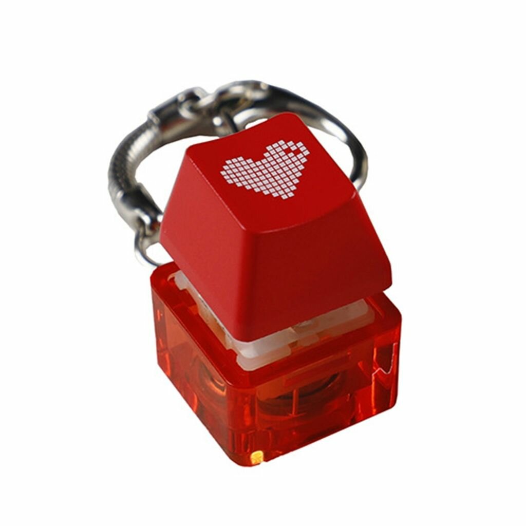 (1шт) RGB-вспышка с персонализированной красной клавиатурой-love (новинка)