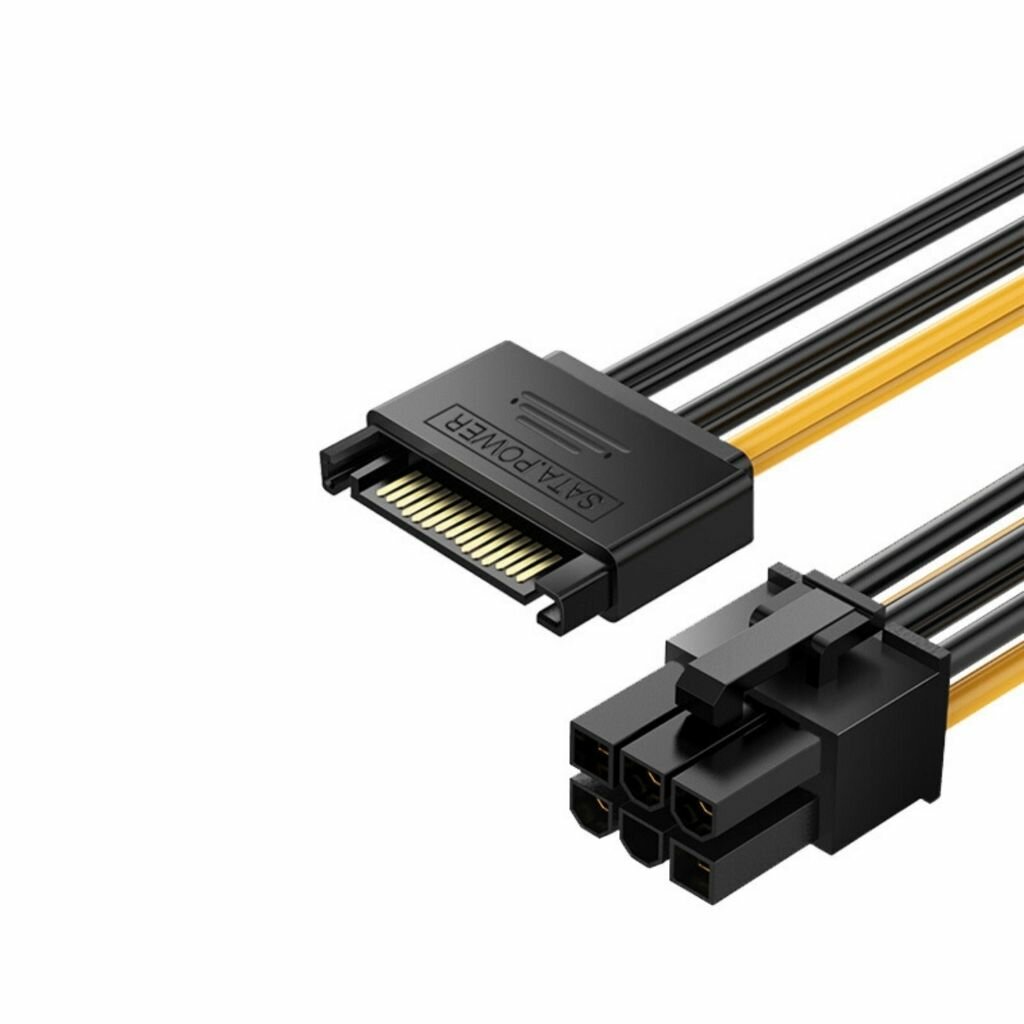 Кабель для передачи данных, sata-кабель питания на 6p - одиночный sata