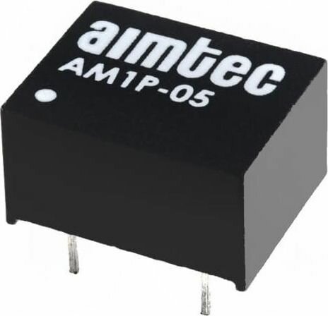 Преобразователь AIMTEC AM1P-2424SZ DC/DC 1Вт Uвх 21,6-26,4В 24ВDC Iвых 42мА 1 шт