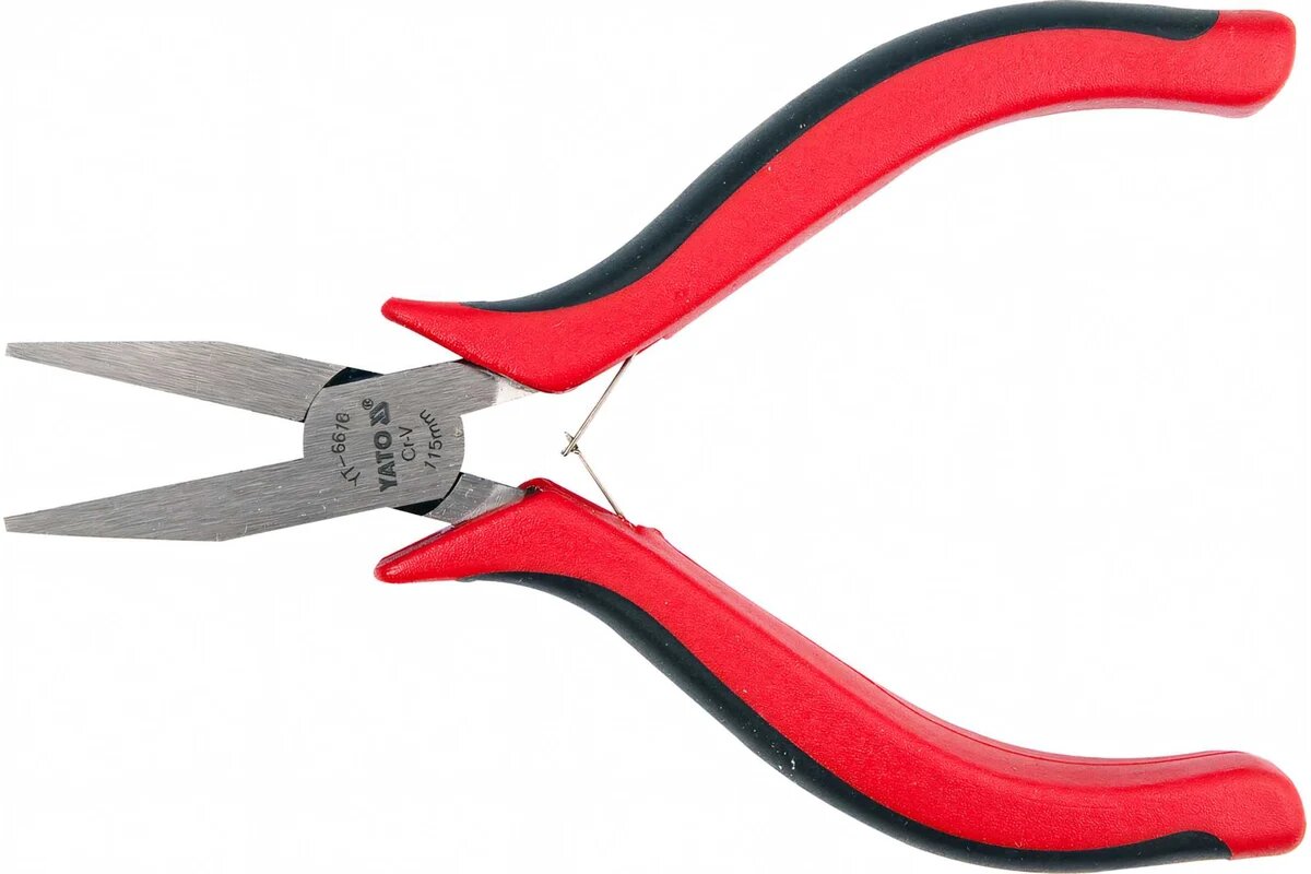 YATO плоскогубцы мини 115 мм с гладкими губками YT-6618 - компактный инструмент