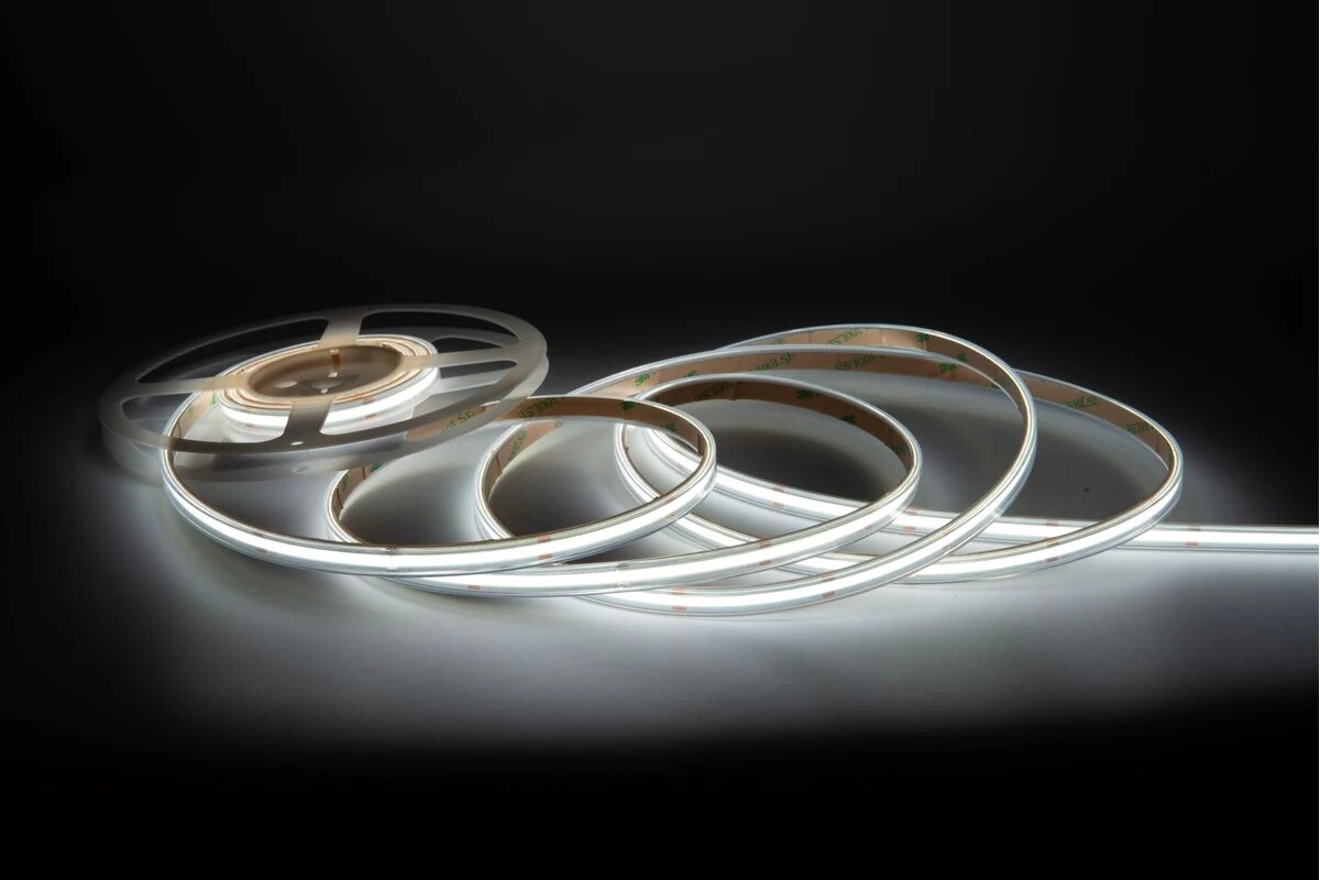 FIBERLI Светодиодная лента 480S-50-67, 9,6 Вт/м, 950 лм/м, 5000К, IP67, 5 м, 24V DC