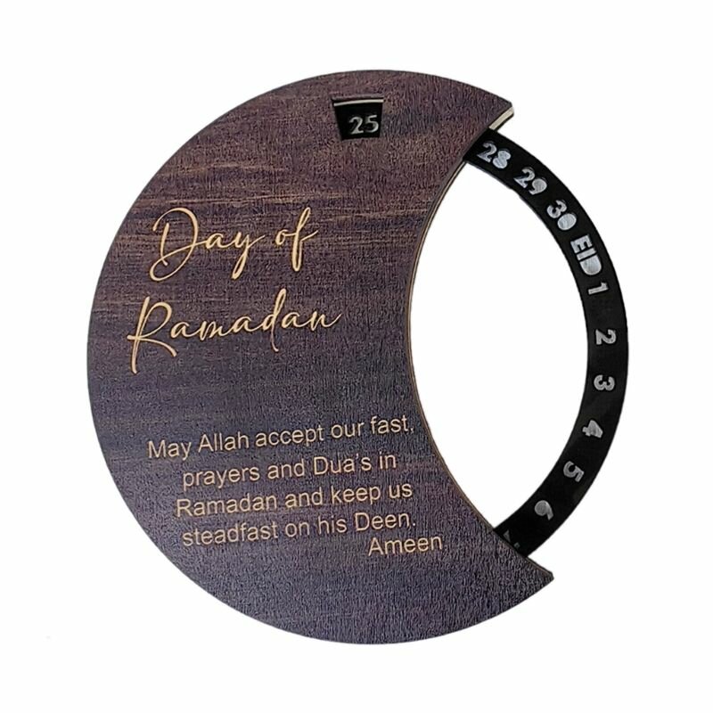 Деревянный календарь обратного отсчета для украшения стола, вращающийся декор праздничной вечеринки