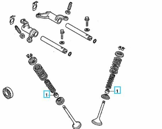 Уплотнение штока клапана; Артикул Honda: 12208MBB003 (Оригинал)