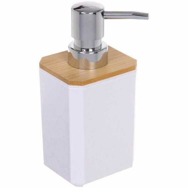 Дозатор для жидкого мыла Барио 260 мл белый универсальный и стильный для кухни и ванной