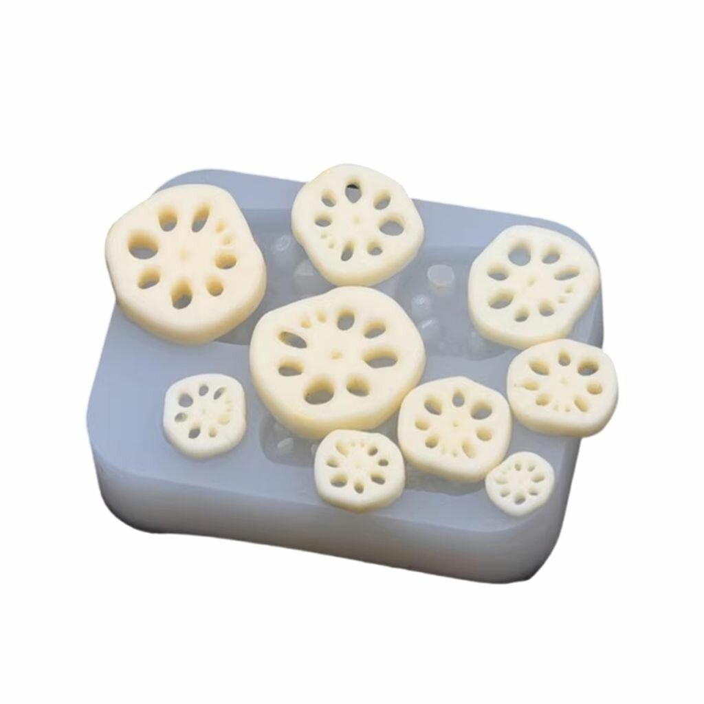 Ювелирные ручные инструменты, Силиконовая форма миниатюрных лотосов, 1 шт