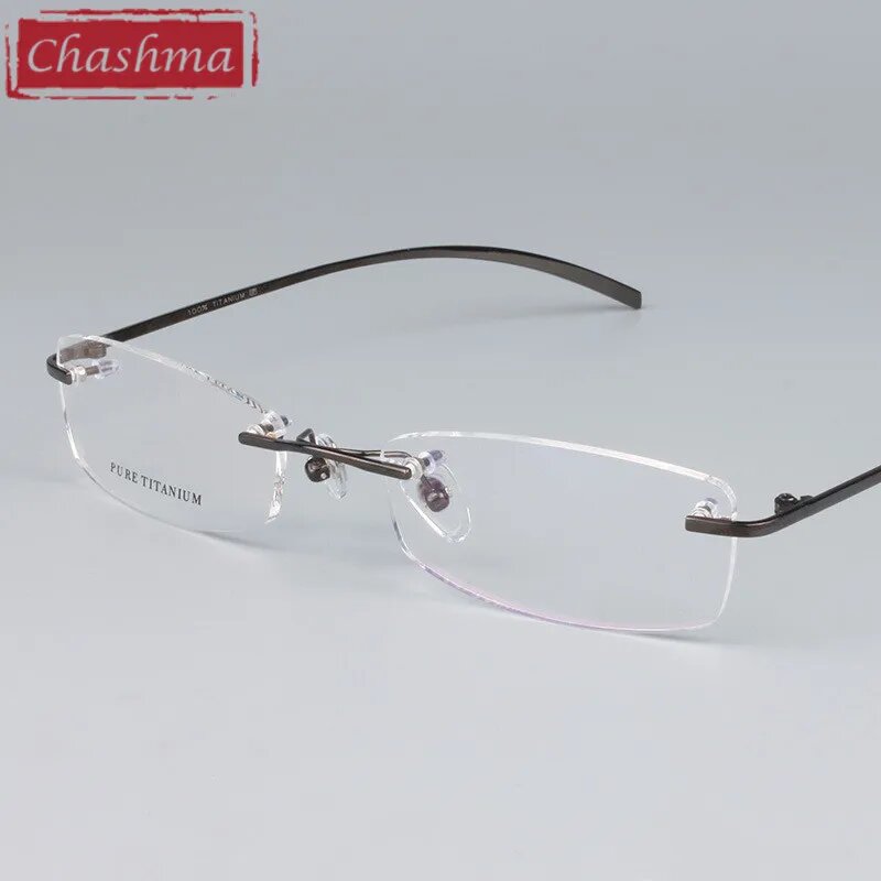Chashma Дизайнерские очки из титана для рецепта серый
