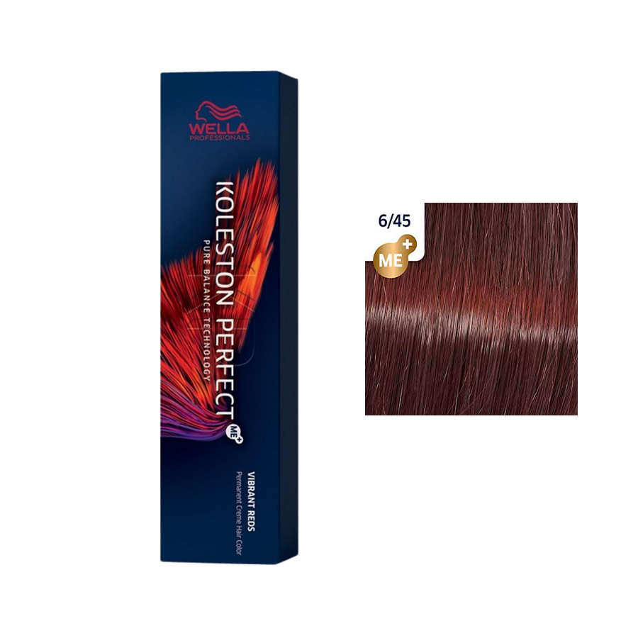 Wella Koleston Perfect ME+ 6/45 - Стойкая краска темно-красный гранат 60 мл