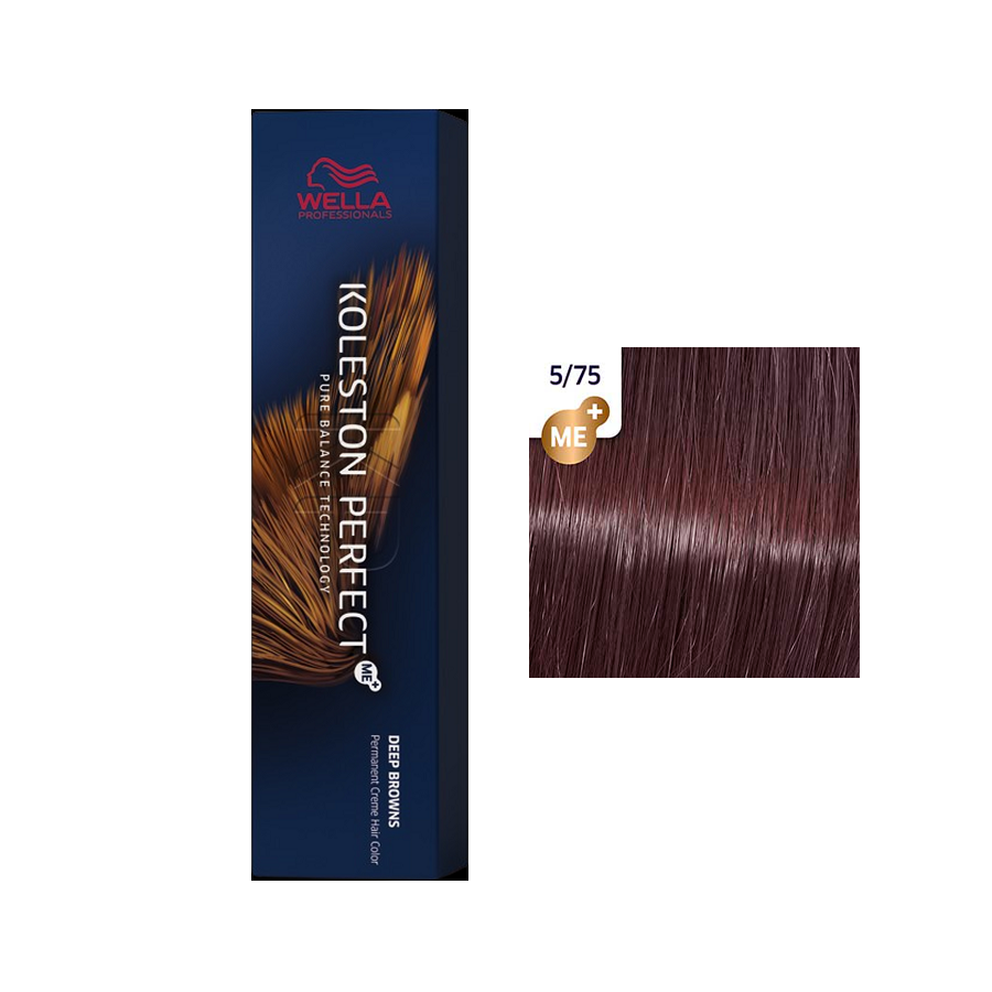 Wella Koleston Perfect ME+ 5/75 - Стойкая краска темный палисандр 60 мл