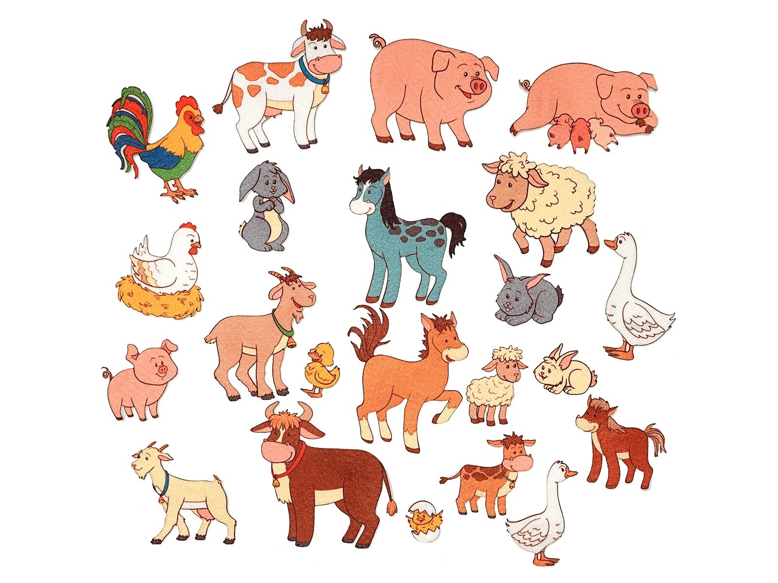 Игровой набор LipLip Чудо ферма, фетр, 24 дет. LIP1375