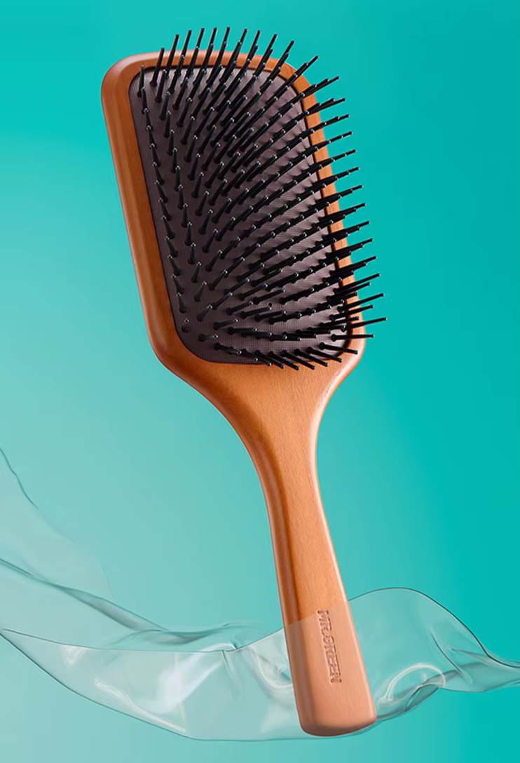 Расческа для волос деревянная MR.Green 7501, массажная