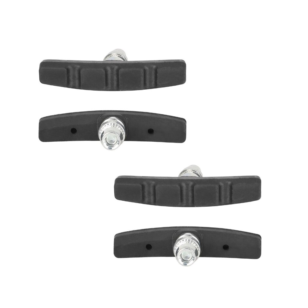 2 пары велосипедных тормозных колодок V-образного тормоза, 2 пары тормозных колодок