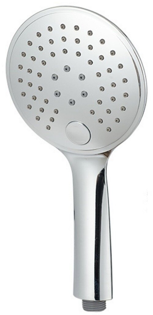 Лейка для душа ARGO / Арго FLORA 3 режима, на стену, круглая пластиковая, цвет хром, 250×120мм / сантехника