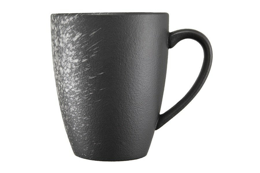 Кружка, 400 мл, фарфор P, черная, в белую крапинку, Caviar Galaxy (Maxwell&Williams)