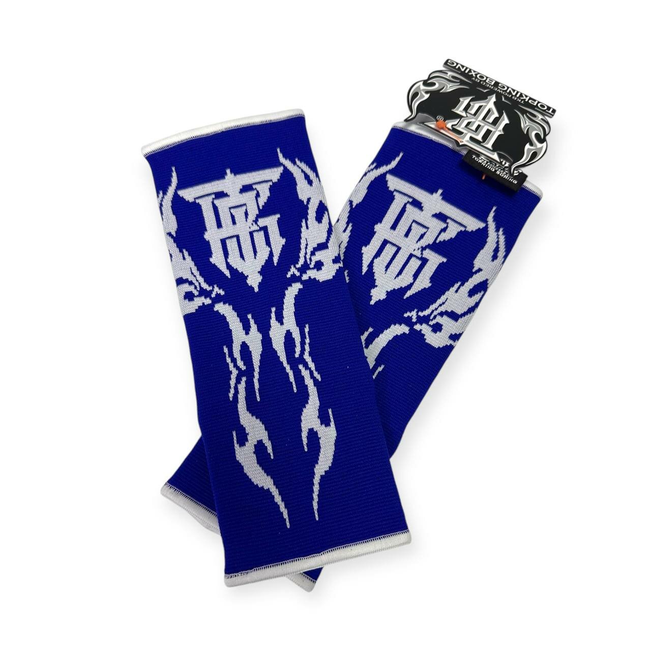 Эластичный бандаж на голеностоп, суппорт/фиксатор голеностопа Top King TKANG-02 blue M