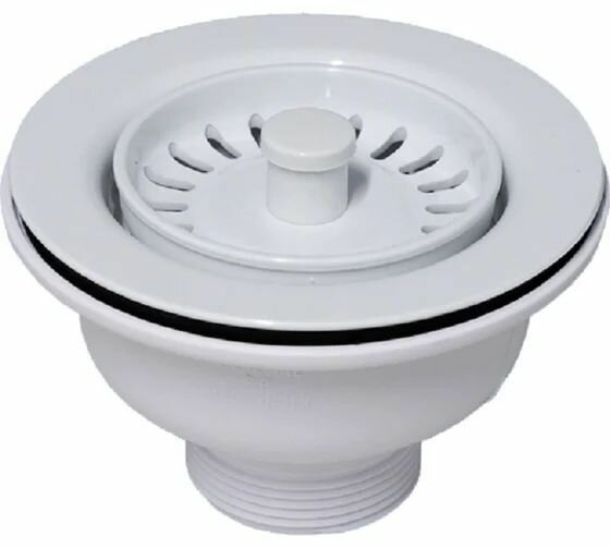 Выпуск для сифона McAlpine ф40-113мм цвет-. ярко белый h70мм MRSKW7-WH