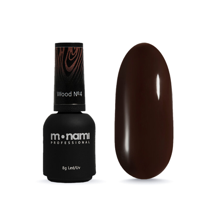 Гель-лак Monami Professional Wood №4, 8 г