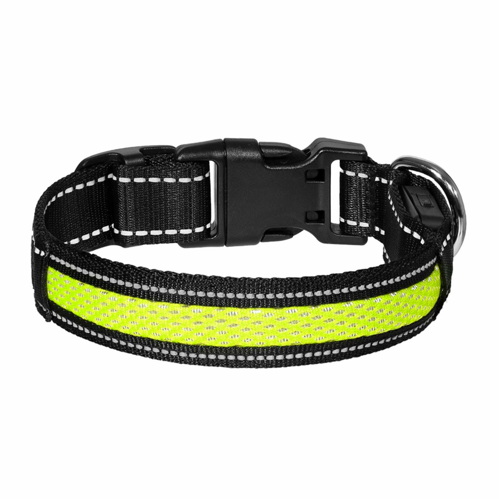 Светодиодный ошейник "Лаки", зелёный