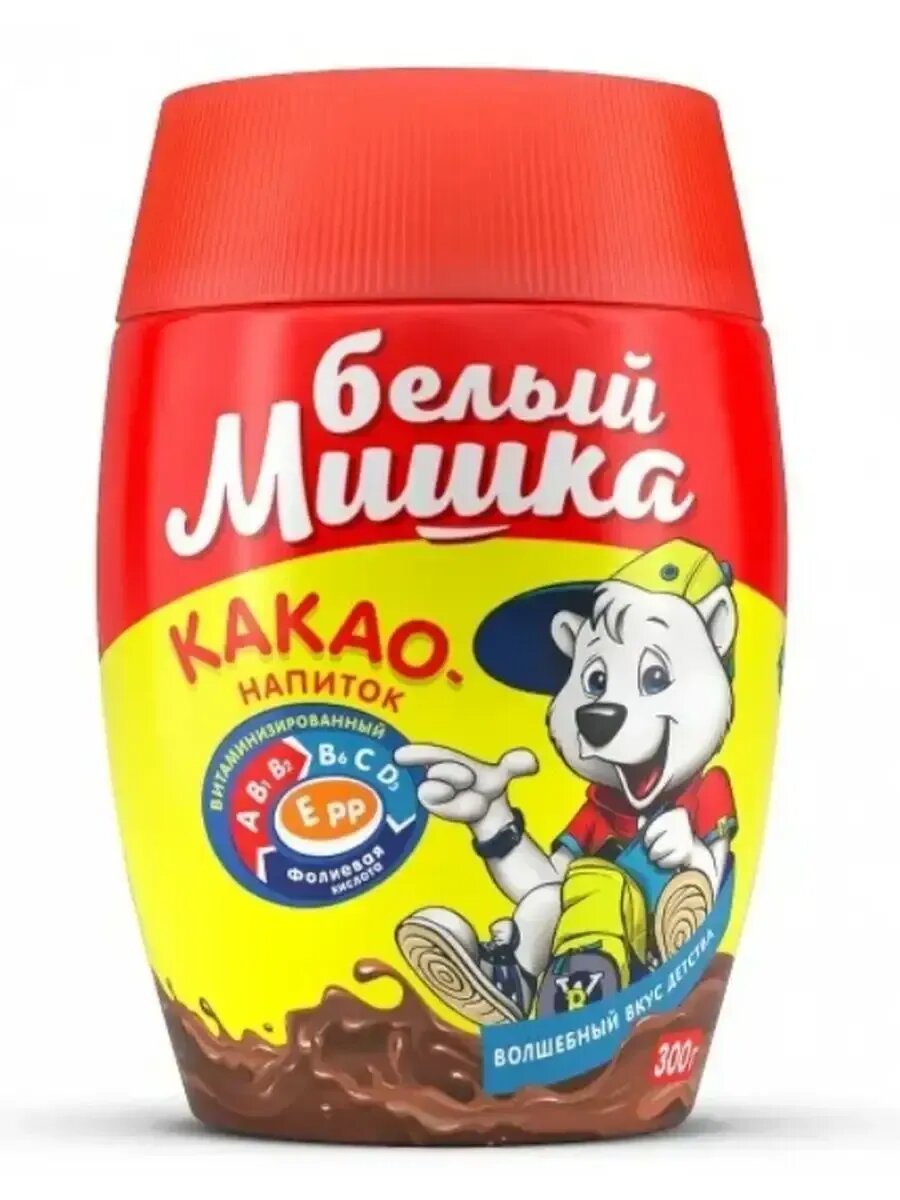 Какао Белый Мишка гранулированный 300 г