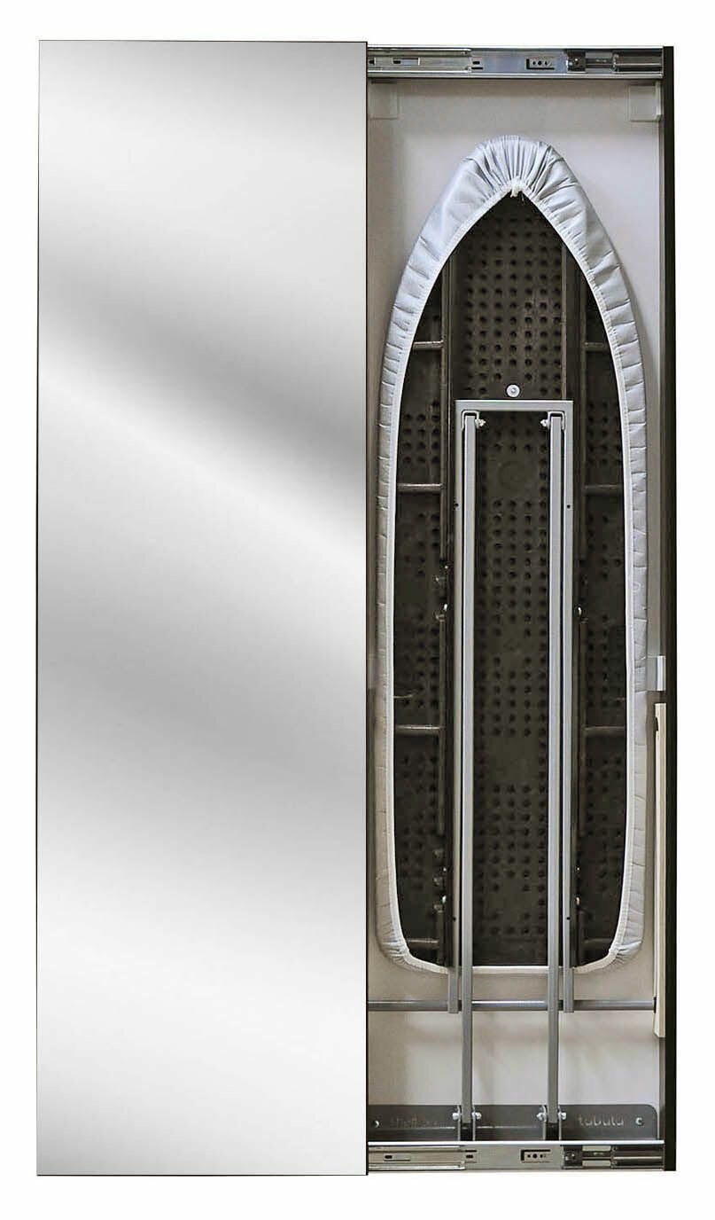 Встроенная гладильная доска Табула Термо (зеркало), венге, купе лево