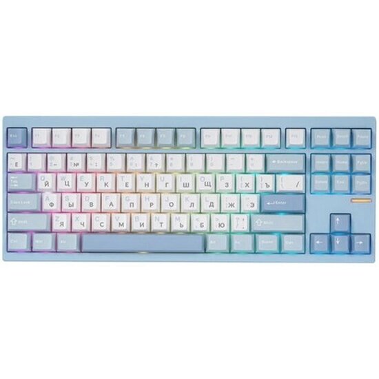 Клавиатура Mchose GX87 Lite, беспроводная, синяя