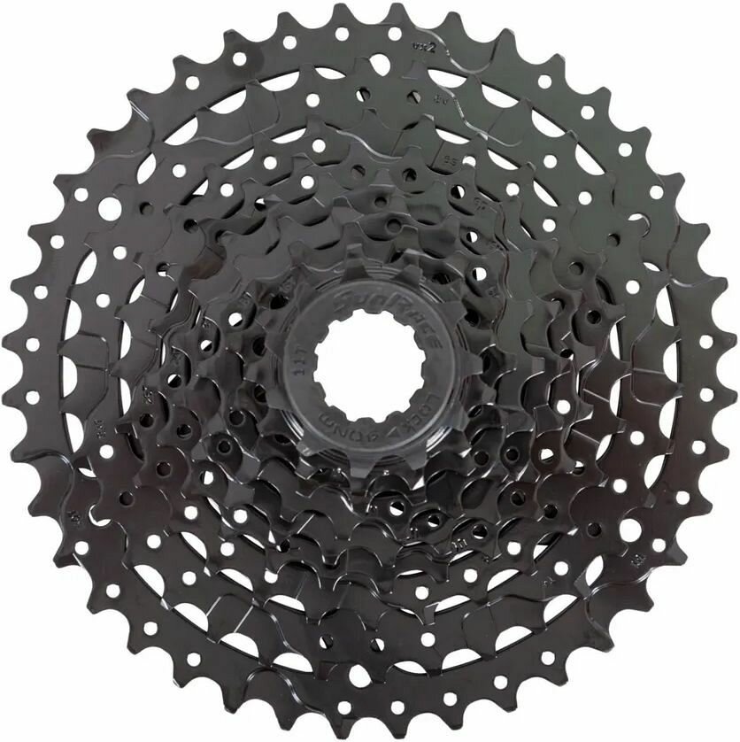 Кассета велосипедная Sunrace CSM980, сталь, серебристая, 9 скоростей
