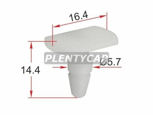 Клипса уплотнителя двери mercedes (1 шт.) Sat STKE387