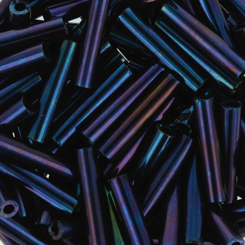 Бисер Япония "TOHO" BUGLE №3 9 мм 5 х 5 г №0082 синий