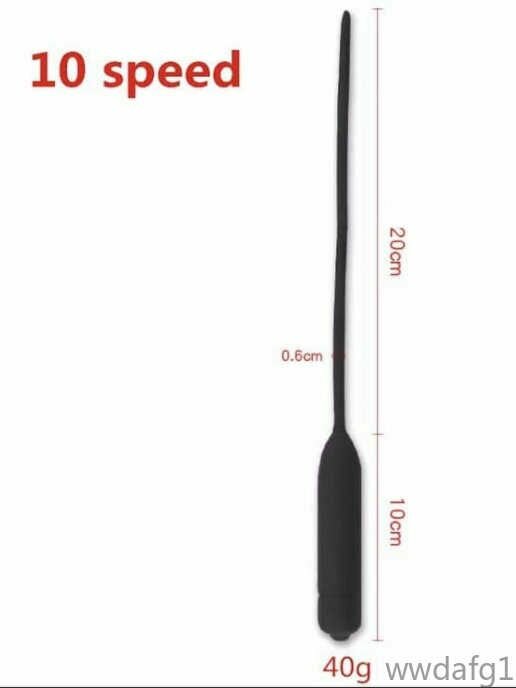 Уретральный зонд шуруп вибрирующий стимулятор для саундинга или уретральной мастурбации 20 см 10 режимов