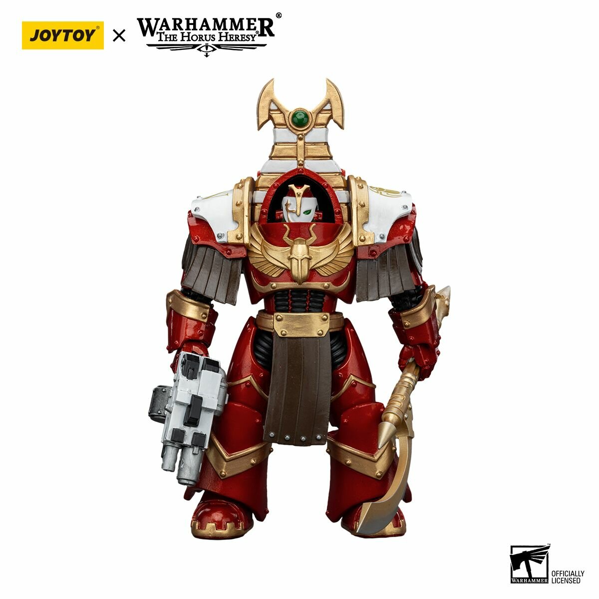 Подвижная фигурка JOYTOY Warhammer Thousand Sons Sekhmet Terminator Cabal Sekhmet With Combi-Bolter And Achea Force Weapon Подарочная модель