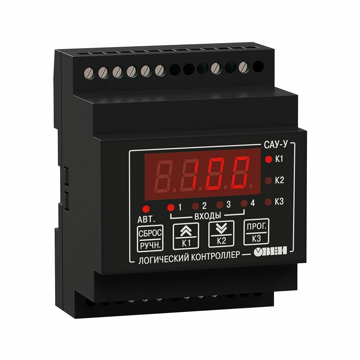 Контроллер уровня жидкости САУ-У. Д овен (контроллер для управления группой насосов с чередованием)