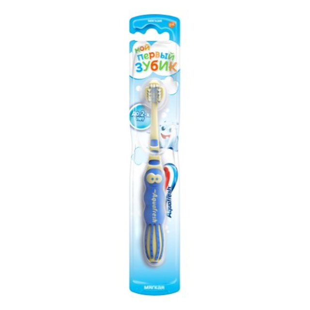 Аквафреш / Aquafresh Зубная щетка Детская Мой первый зубик до 2 лет