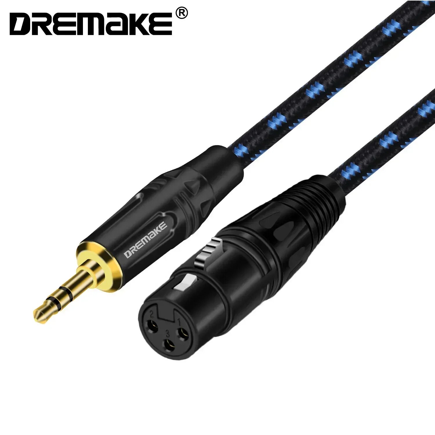 DREMAKE Аудиокабель XLR на 3,5 мм