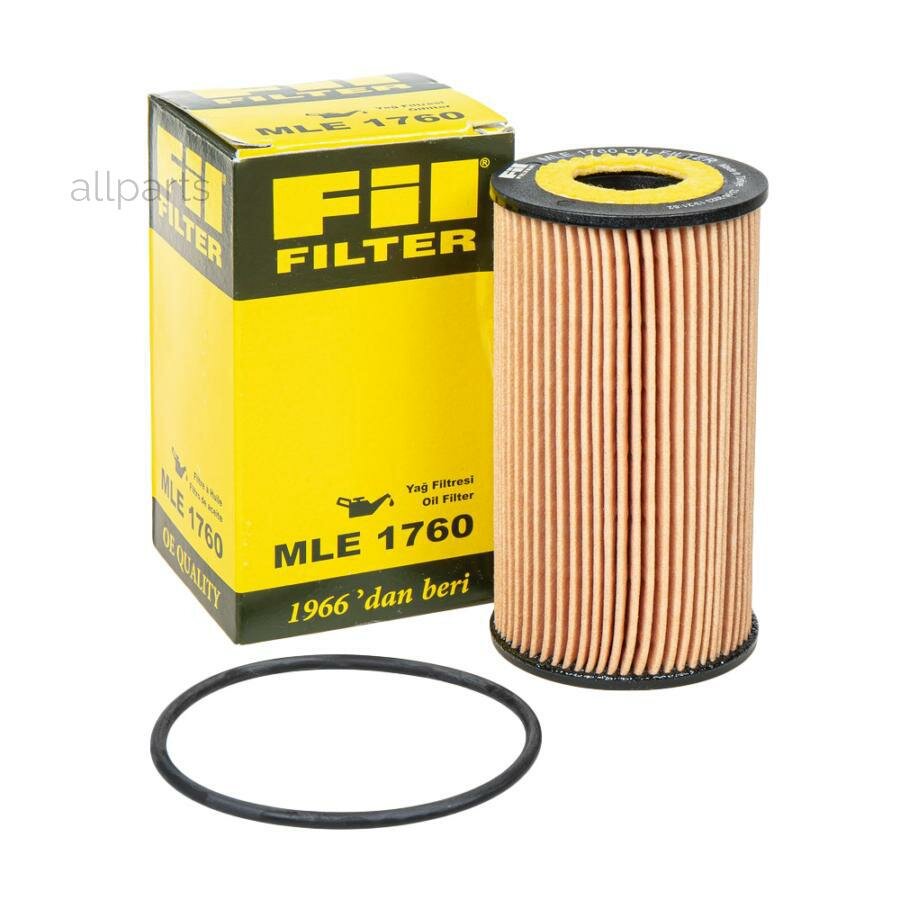 FIL FILTER MLE1760 Фильтр масляный PORSCHE Cayenne/Carrera GT 4,5T/4,8L FIL FILTER MLE1760
