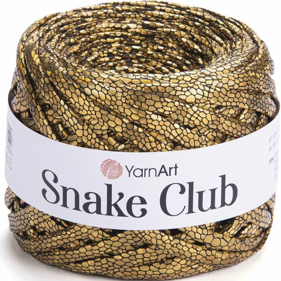 Пряжа Yarnart SNAKE CLUB 5104 золотой (1 моток)