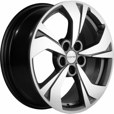 Колесный литой диск KHOMEN KHW1724 (Changan CS75 FL) R17x7 5x114.3 ET45 CB60.1 GRAY_FP