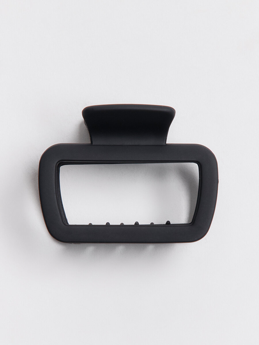 Заколка Befree "Краб" BF2535361051-50, текстильная, металлическая, пластиковая, черная