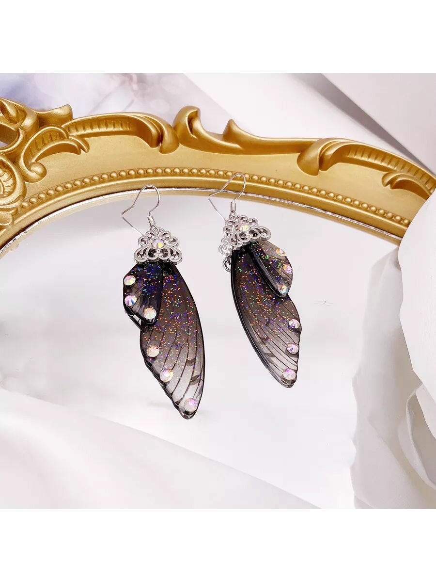 Серьги, искусственный камень