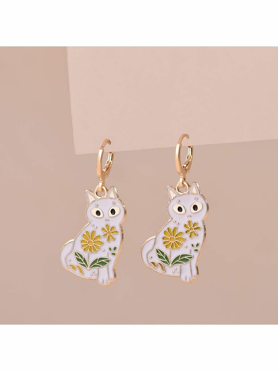 Серьги, эмаль