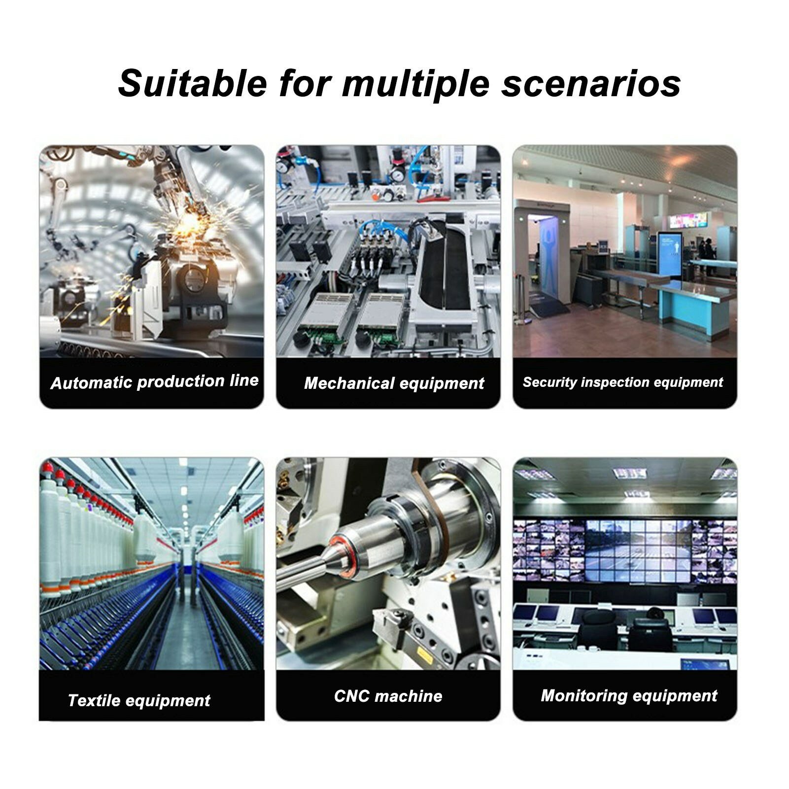 2 комплекта бесконтактных переключателей Индуктивный переменный ток НЗ Нормально закрытый 2-проводной Цилиндрический датчик приближения Диаметр 30 мм 110‑220 В переменного тока Диапазон 15 мм
