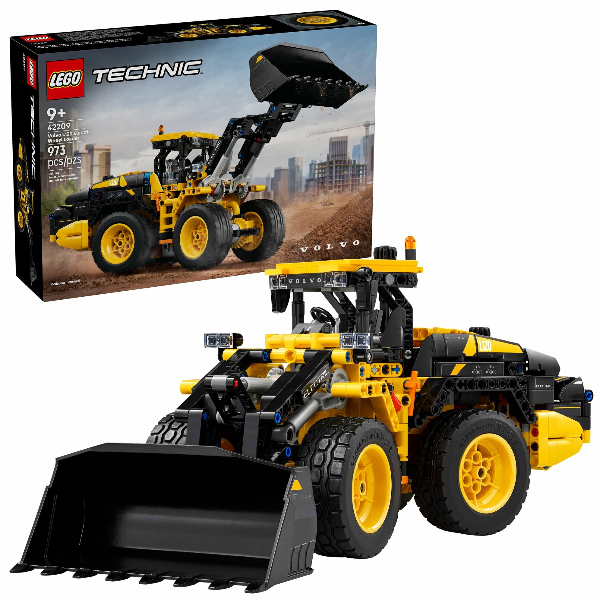 Конструктор LEGO Technic Volvo L120 Electric Wheel Loader 42209, 973 дет.
