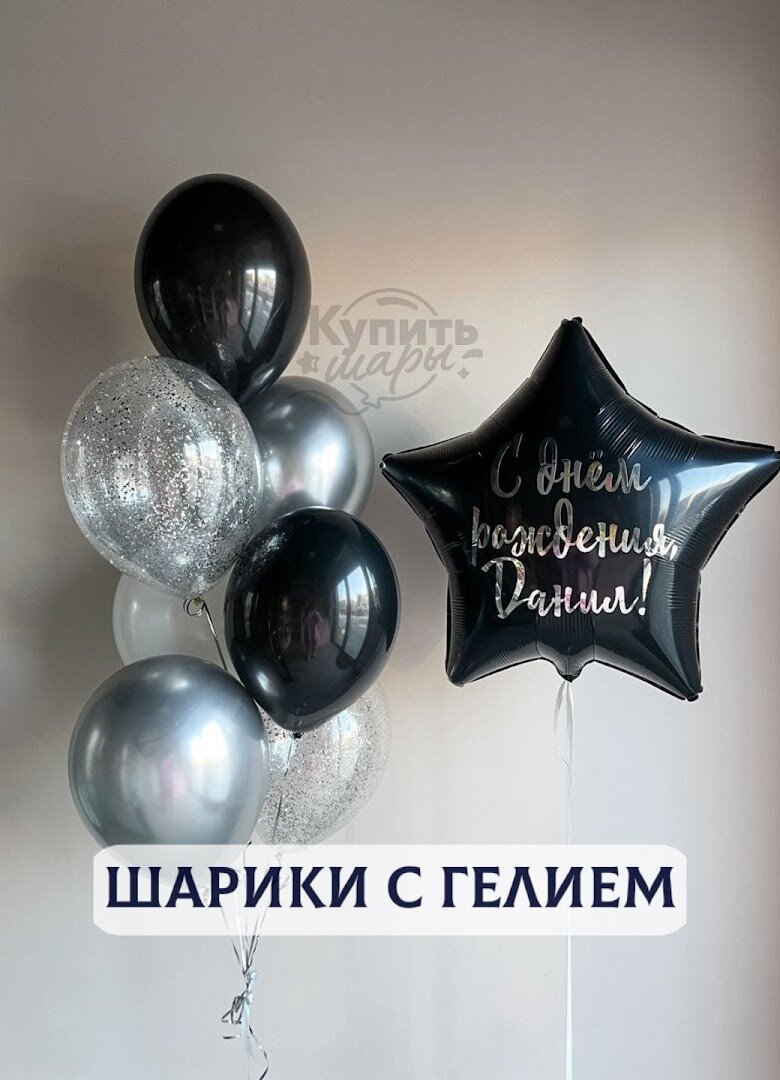 Воздушные шары с гелием, шарики воздушные "Для мужчины" №624