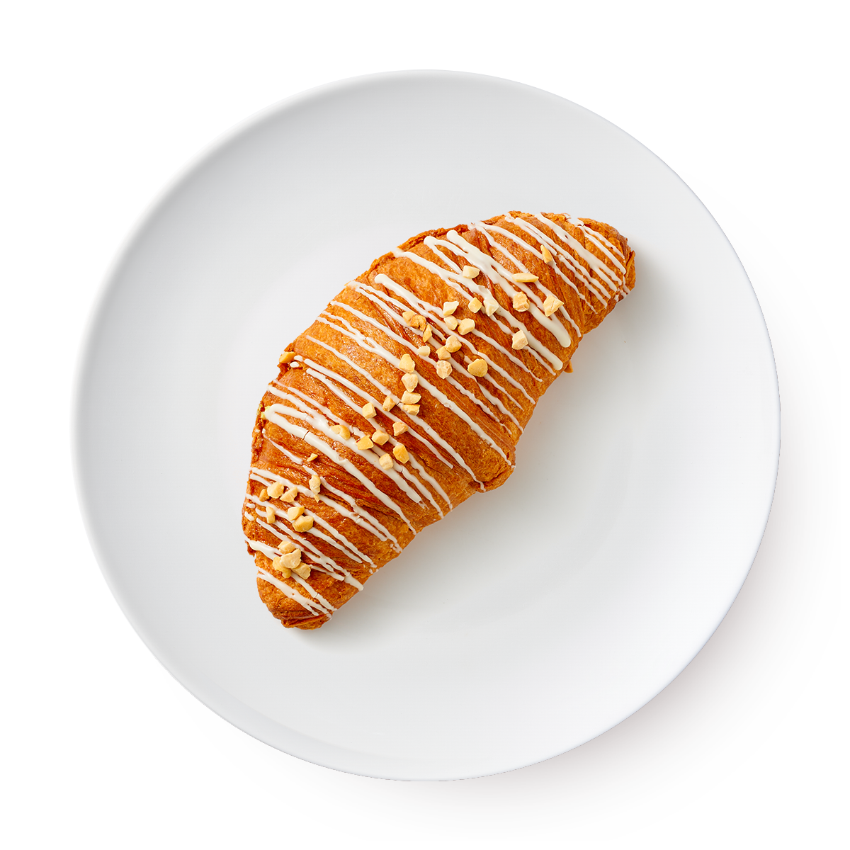 Круассан Братья Караваевы, с варёной сгущенкой, слоёное тесто, 90 г