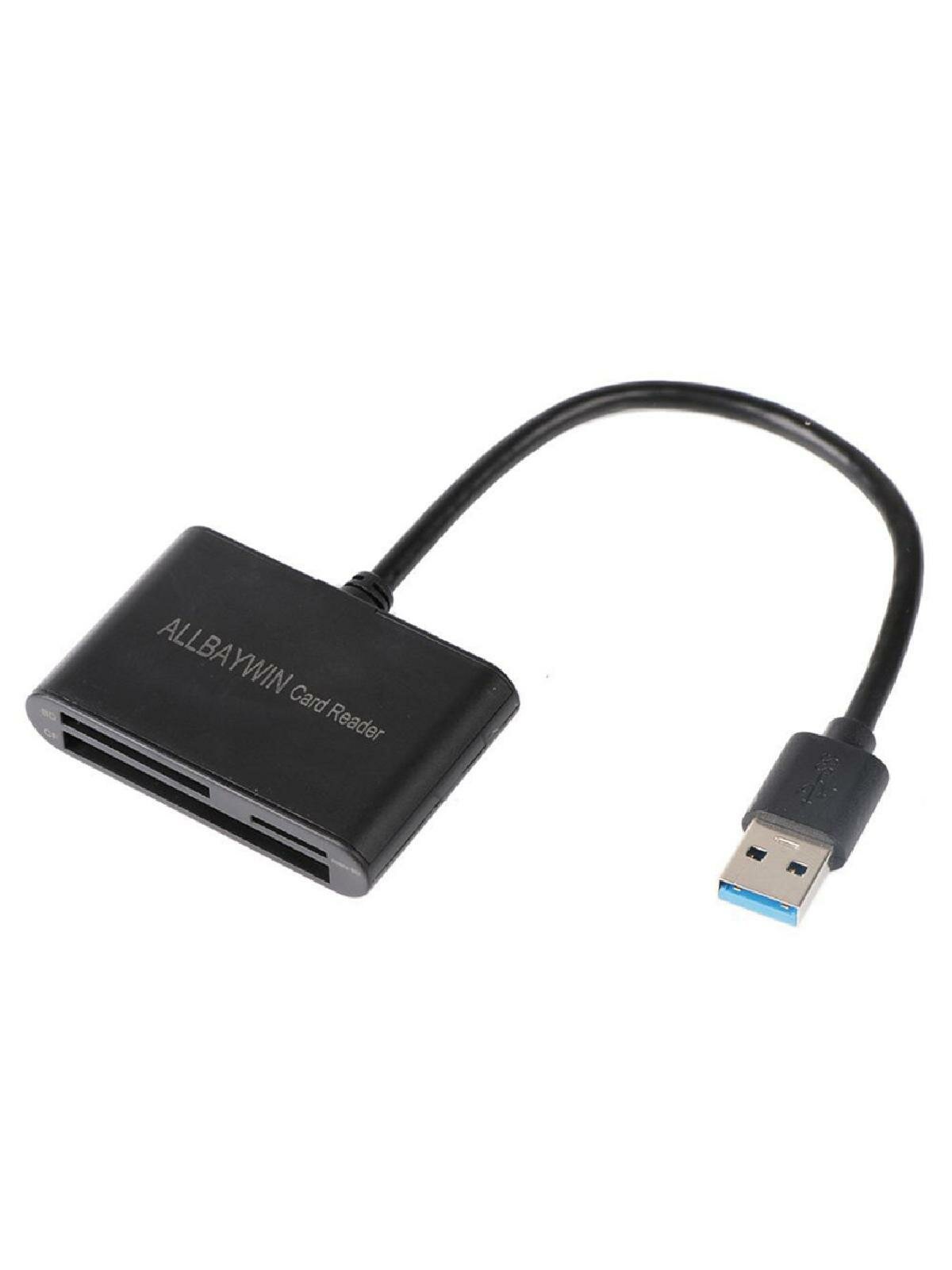 USB 3.0 Memory Card Reader Compact Flash Card Adapter for SD / Micro- SD/ CF Card Multi-function Converter for Computer